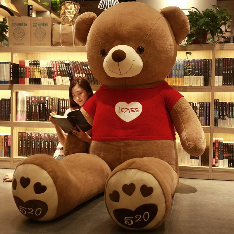 Очень большая плюшевая игрушка Мишка Тедди в подарок на день рождения