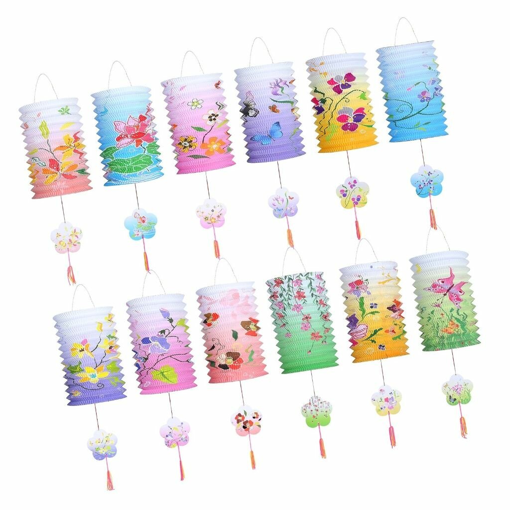 Цветочная тематическая бумага Фонари, подходящие для домашних декораций и посредников специального мероприятия