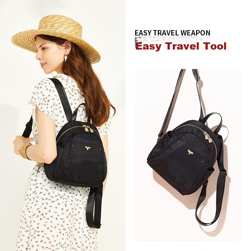Рюкзак Lafu, Fashion Casual Backpack for Women Oxford Cloth Lightweight T, водонепроницаемый, для путешествий, повседневный, лёгкий, для женщин
