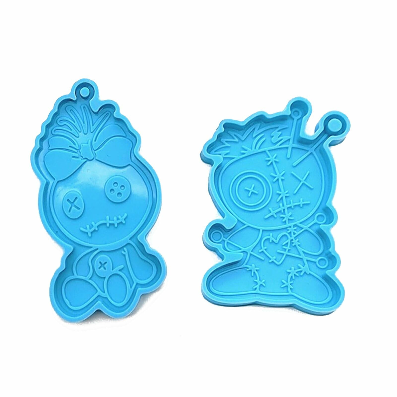 (Набор из 2 шт.) Форма для брелока в виде куклы вуду-A