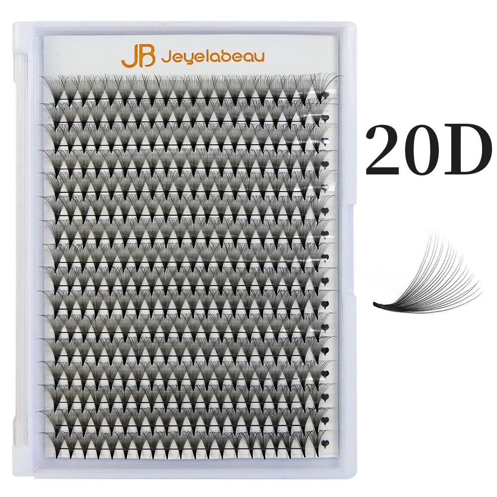 Ресницы JB Jeyelabeau 20D, 13 мм, D-изгиб