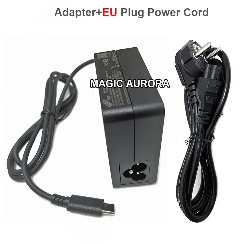 Оригинальный адаптер питания FSP FSP065-A1BR3 65 Вт USB Type C With EU Cable