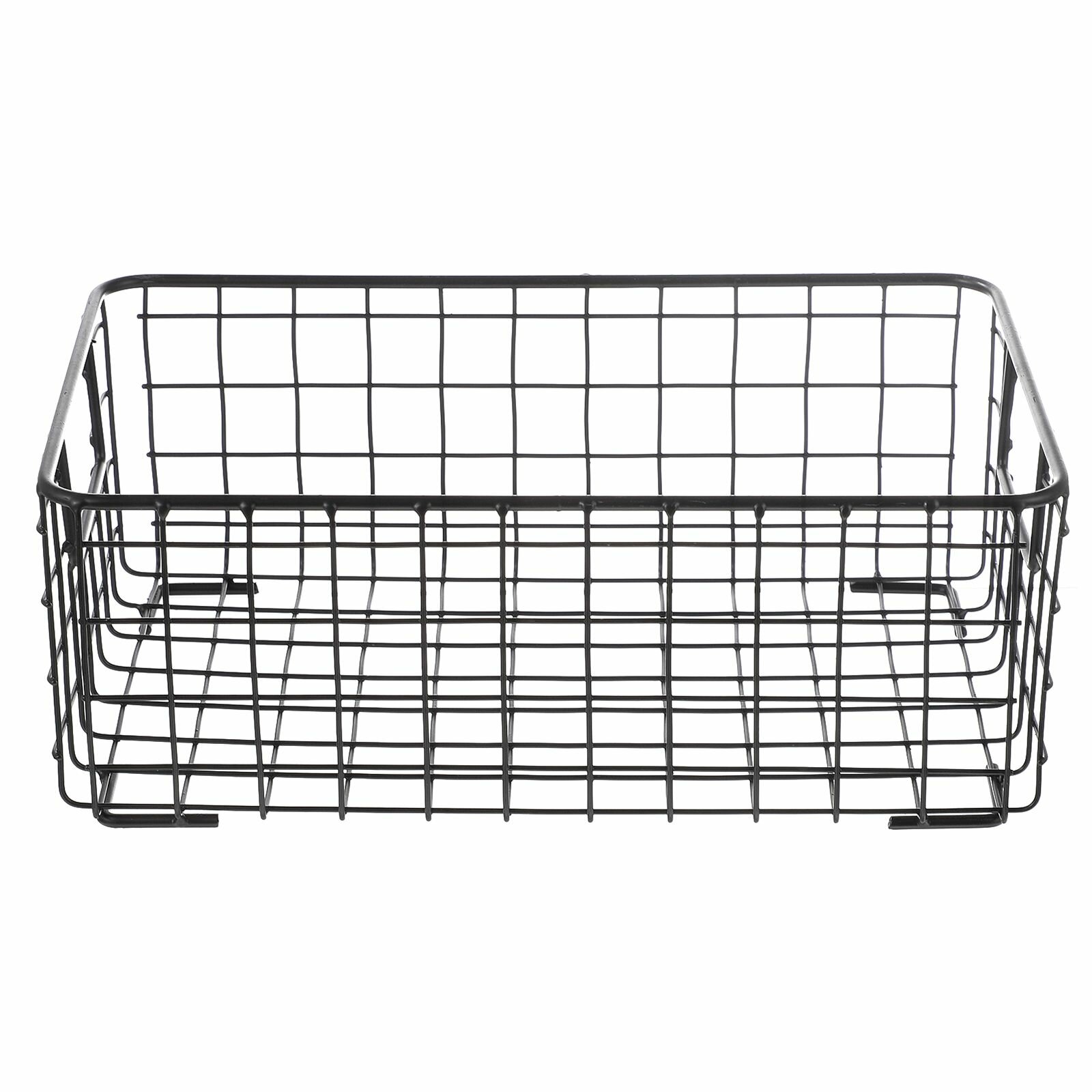 Практичная корзина для фруктов и снеков, черная, габариты 31.00x20.00x11.00 см, компактная версия.