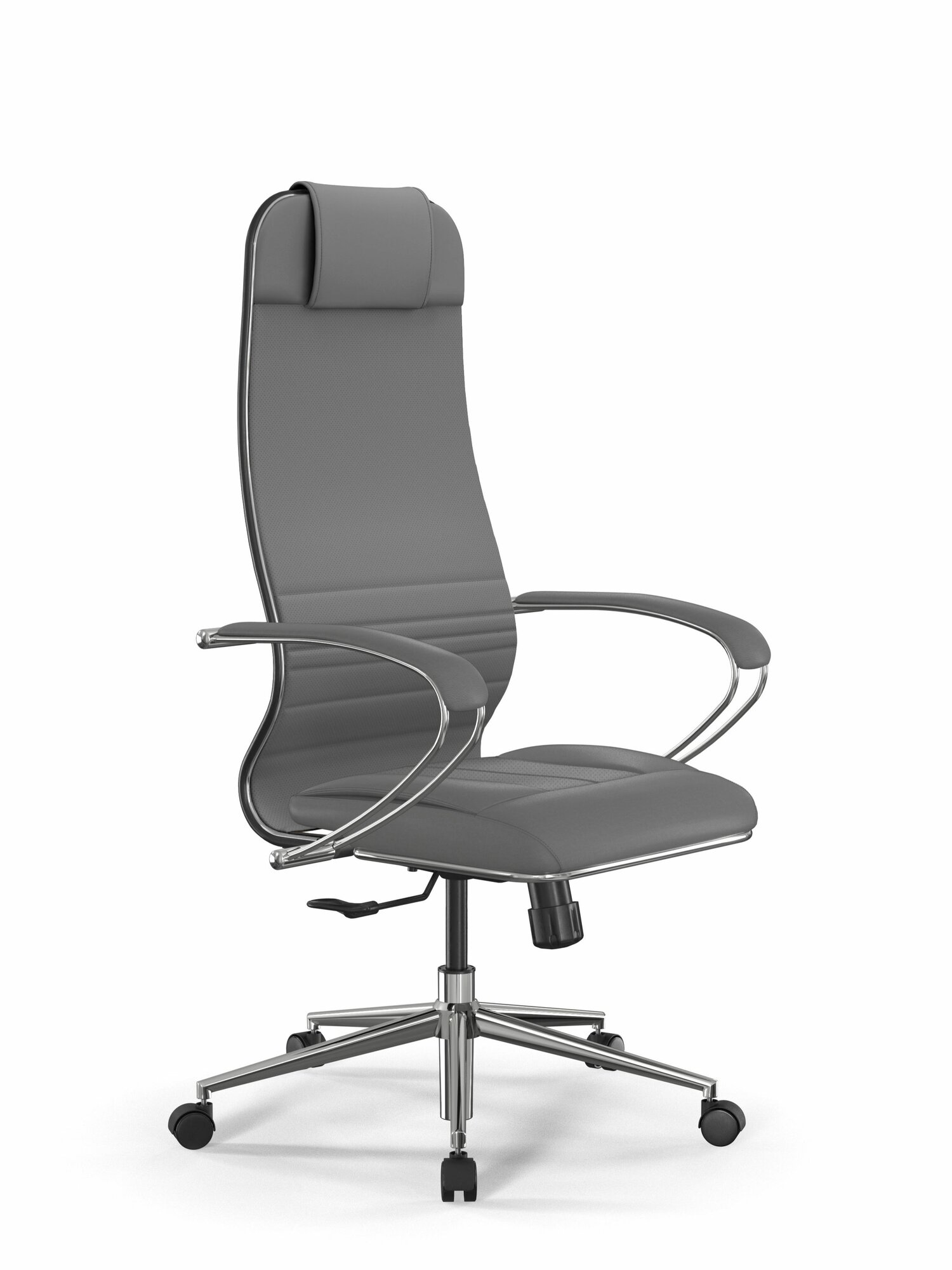 Кресло компьютерное МЕТТА-6/подл.116/осн. Synchro 052 Серый