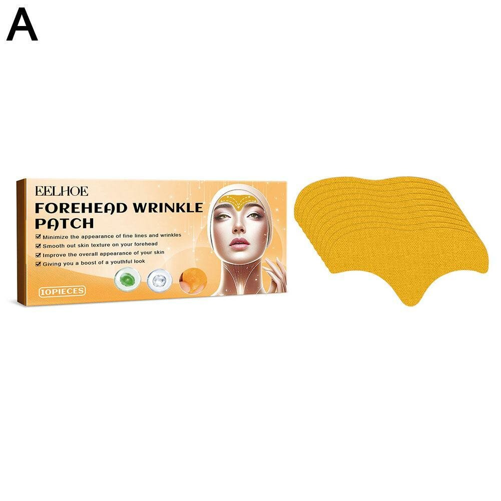 10шт Пластырь против морщин, Уменьшение мелких морщин, Подходит для лба, щека, и т. д.