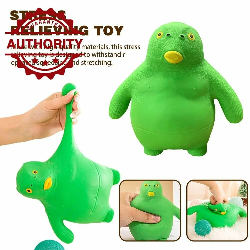 Зеленая рыба tpr медленно восстанавливающаяся антистрессовая игрушка