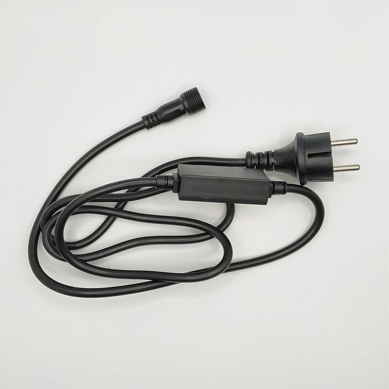 Блок питания для гирлянд Арена Света 6 А, 1.5 м, универсальный, черный, с вилкой