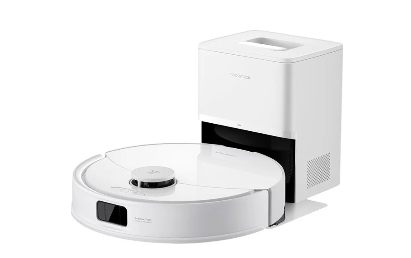 Робот-пылесос Roborock Q8 Max Pro+ белый (Q8MPP02-02)