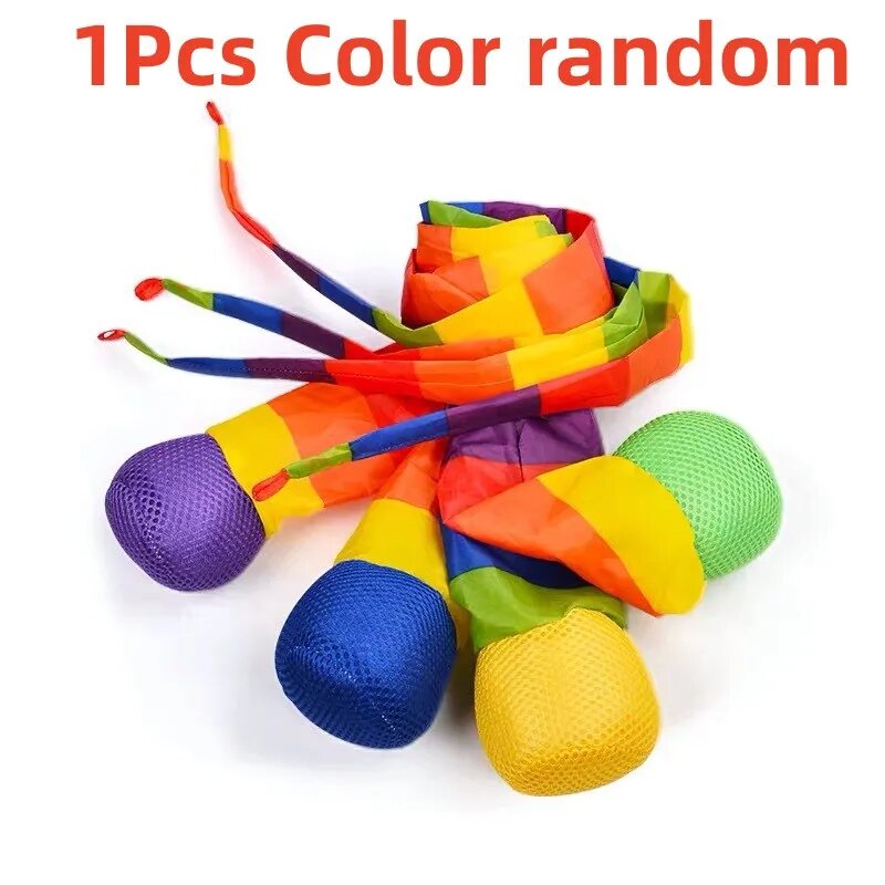 Радужный ветрозащитный мяч для игр с детьми 1pcs color random