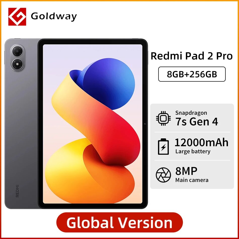 Планшет Xiaomi Redmi Pad 2 Pro, 12.1", 8/256ГБ, Wi-Fi, Android