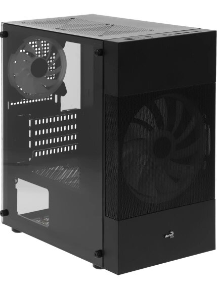 Компьютерный корпус mATX Aerocool Atomic Lite-G-BK-v2 черный (accs-pv33123.11)