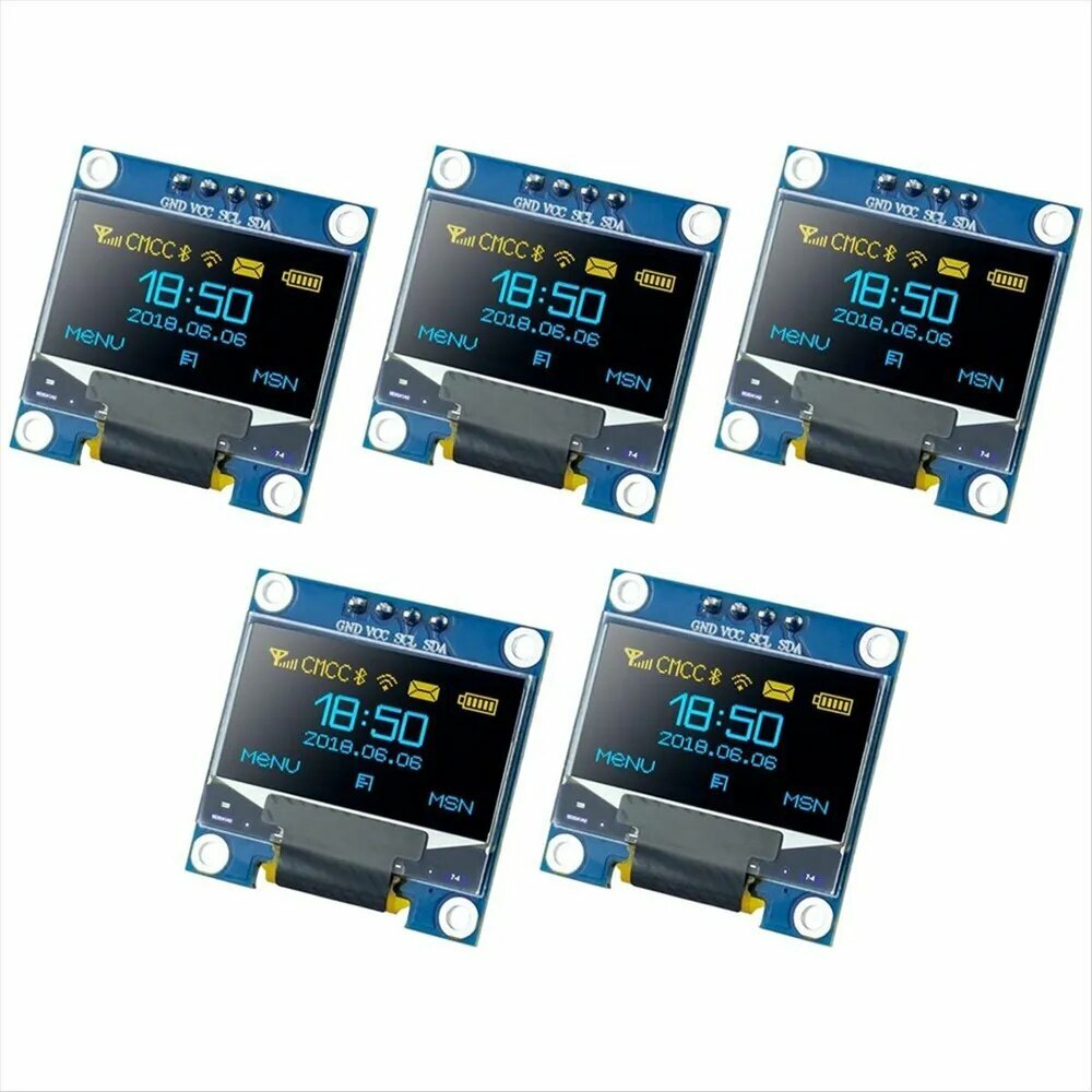 0,96-Дюймовый 5 Шт OLED-Дисплей Модуль Для