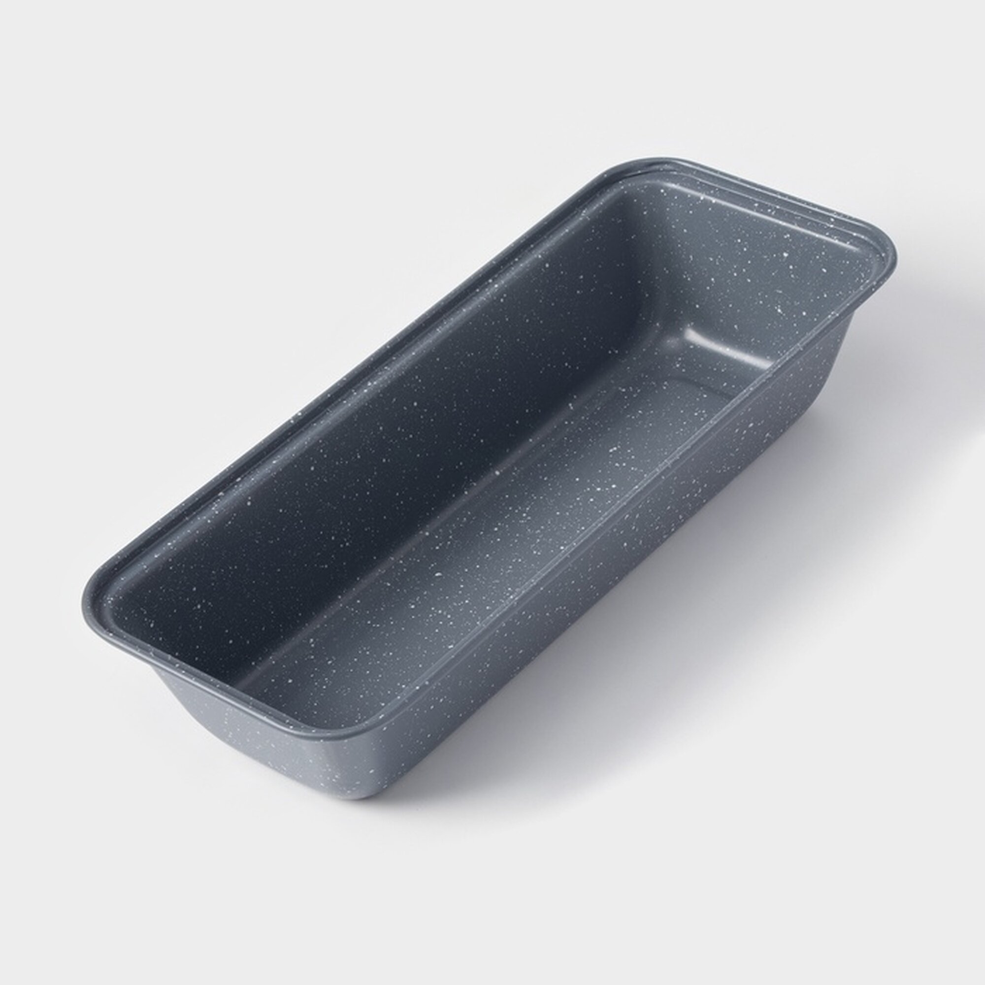 Форма для выпечки Доляна «Мрамор. Хлеб», 31,5×13×6,5 см, антипригарное покрытие, цвет серый