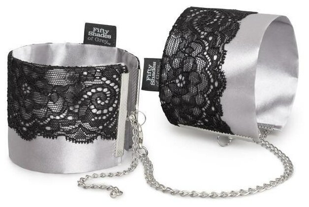 Lovehoney LTD Наручники с кружевом Fifty Shades of Grey Play Nice атласные БДСМ/Наручники