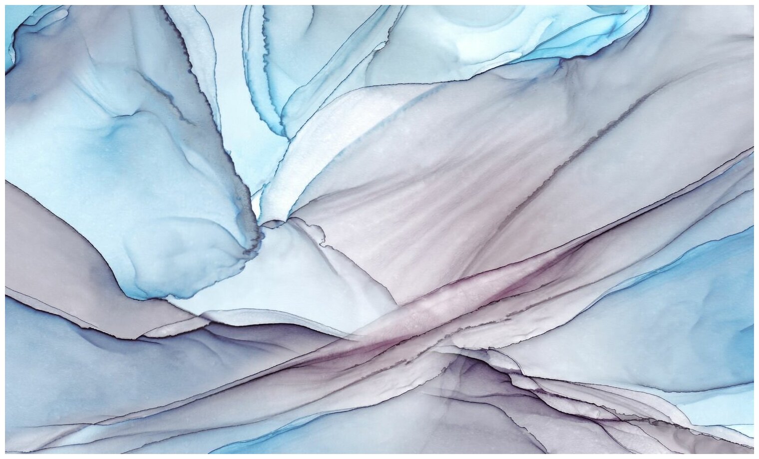 Фотообои Уютная стена "Ниспадающий флюид арт" 450х270 см Виниловые Бесшовные (единым полотном)