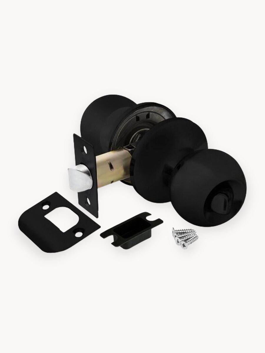 Ручка защелка Punto DK672 BL-BK (6072 BL-B ) (фик.) черный