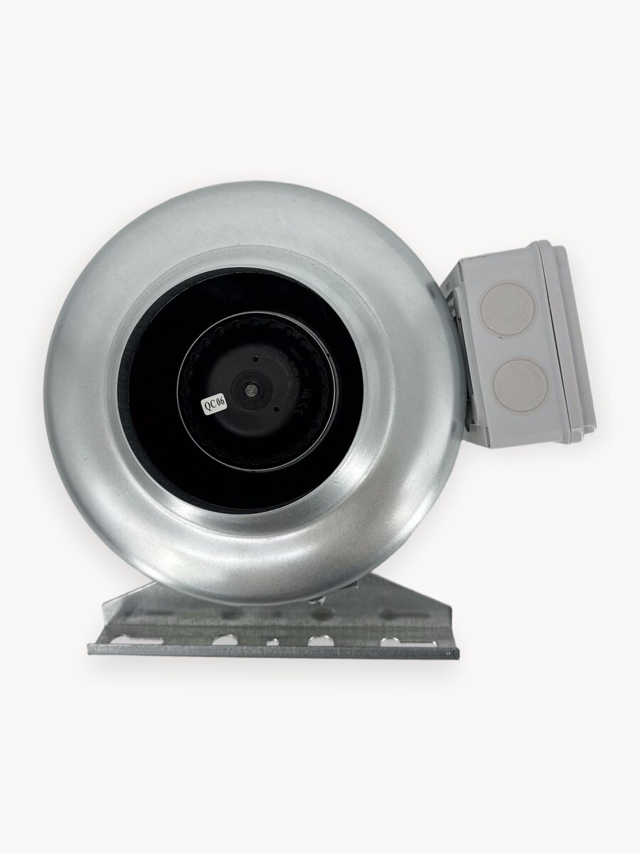 Вентилятор приточно-вытяжной BK 125 центробежный, диаметр 125 мм, 340 м3/ч, 64 Вт, оцинкованная сталь, VEO