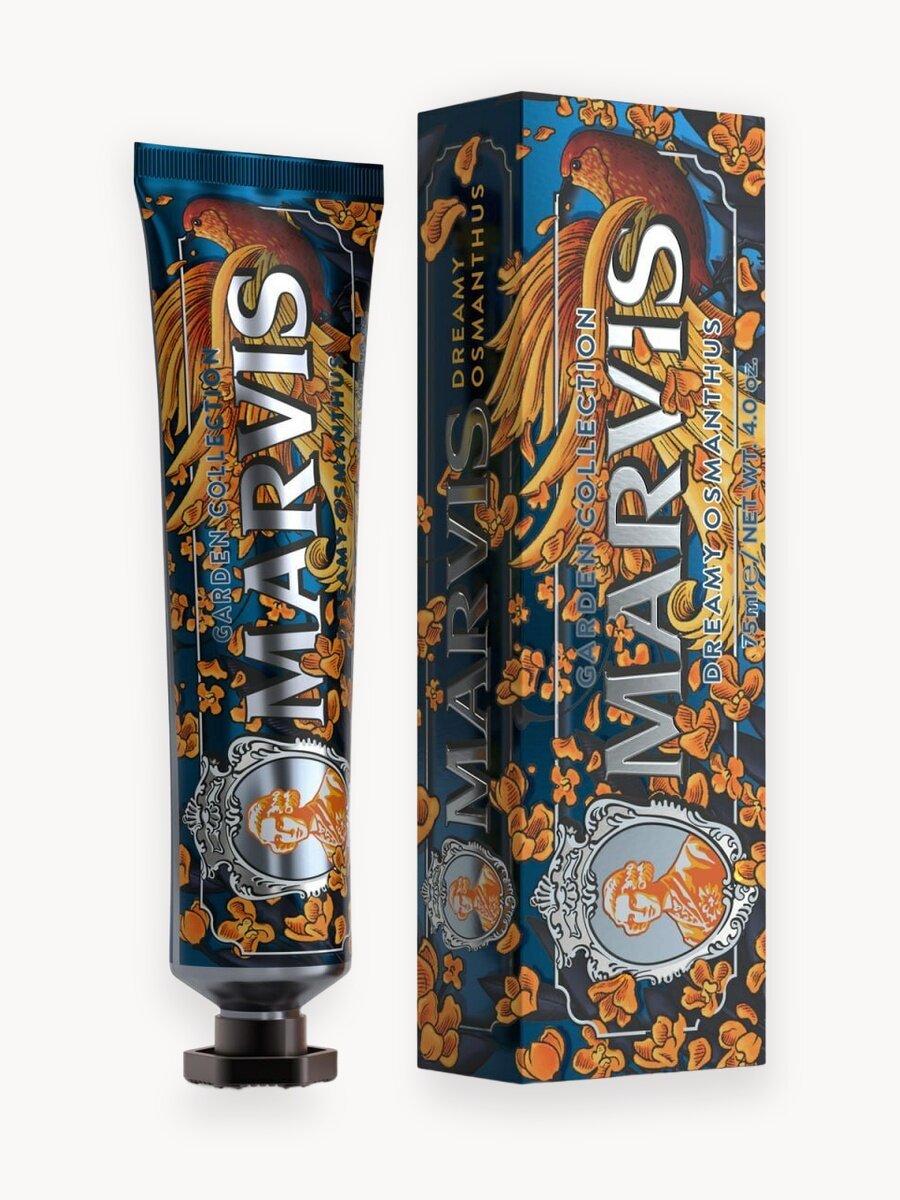 MARVIS Зубная паста DREAMY OSMANTHUS 75 мл Garden Collection “Мечтательный Османтус”