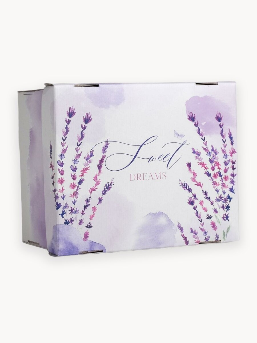 Коробка подарочная «Лаванда», 31 х 25 х 16 см, для упаковки подарка, белый