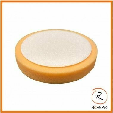 Полировальный круг оранжевый(средней жесткости) RoxelPro на липучке 150мм