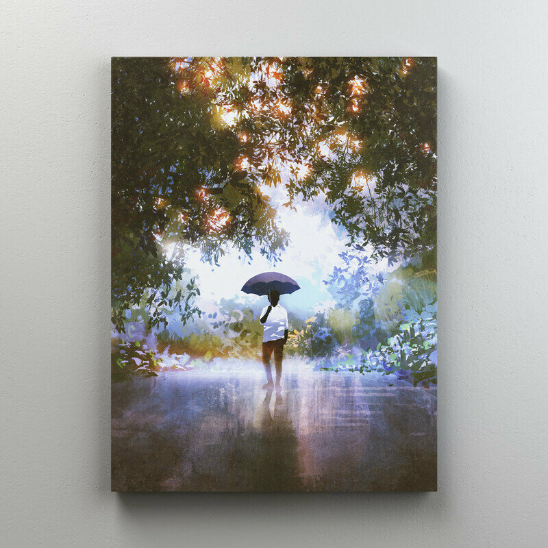 Интерьерная картина на холсте "Солнечный день" размер 30x40 см