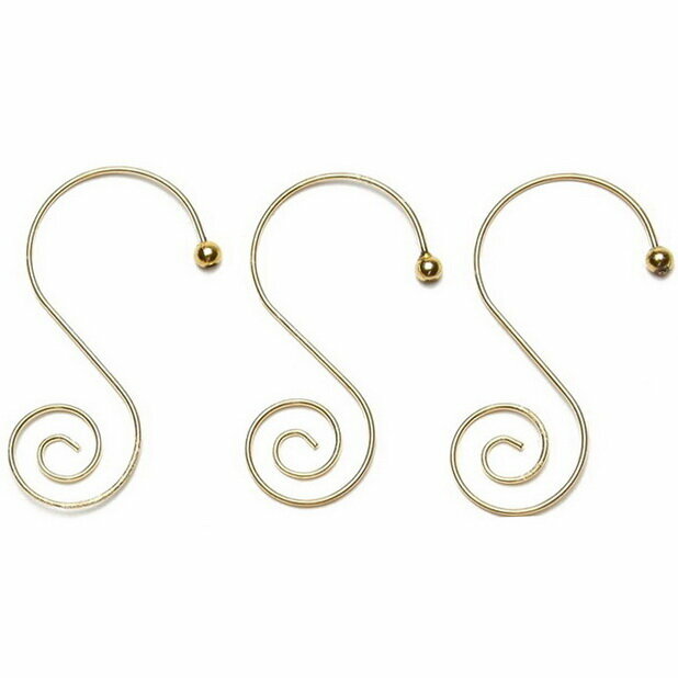 Крючки для елочных игрушек Lumaca 5 см, 36 шт, золотые, Inge Glas, 719000201