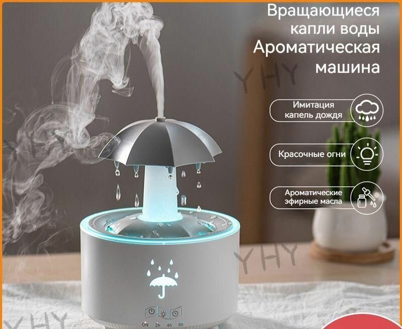 Увлажнитель воздуха для дома с подсветкой 0,5 литра