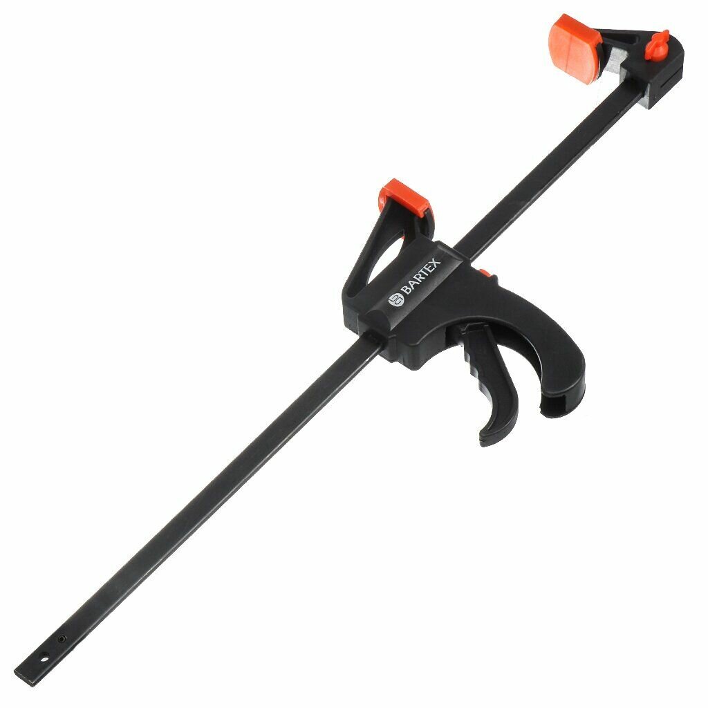 Струбцина Bartex F-образная, быстрозажимная, универсальная, 450 мм