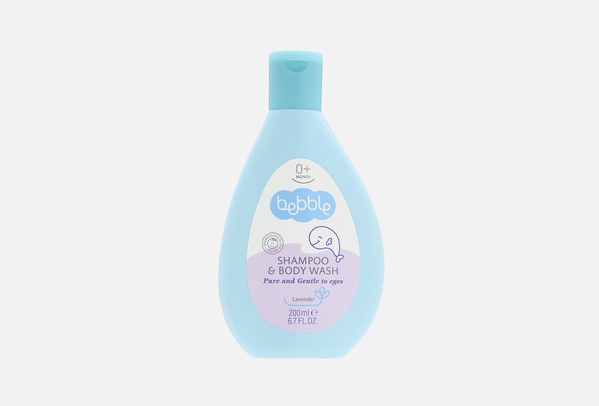 Детский шампунь для волос и тела 0+ BEBBLE Shampoo & Body Wash 200 мл