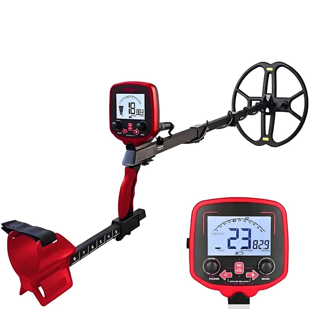 Высокоточные Металлоискатели с 10-дюймовым Глубинометром, Водонепроницаемыми Зондами и Регулируемой Чувствительностью для Поиска Сокровищ