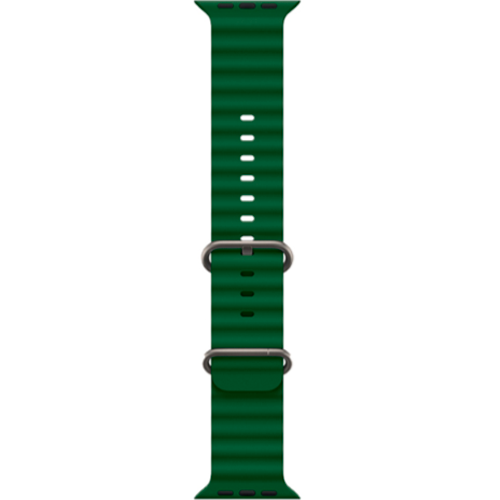Ремешок Hoco для Apple Watch 38/40/41mm Marine Doble Buckle Silicone Strap Green