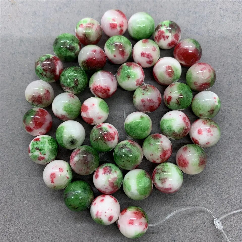 Бусины из агата и яшмы Ботсваны 4-16 мм 8mm about 47pcs, No.1