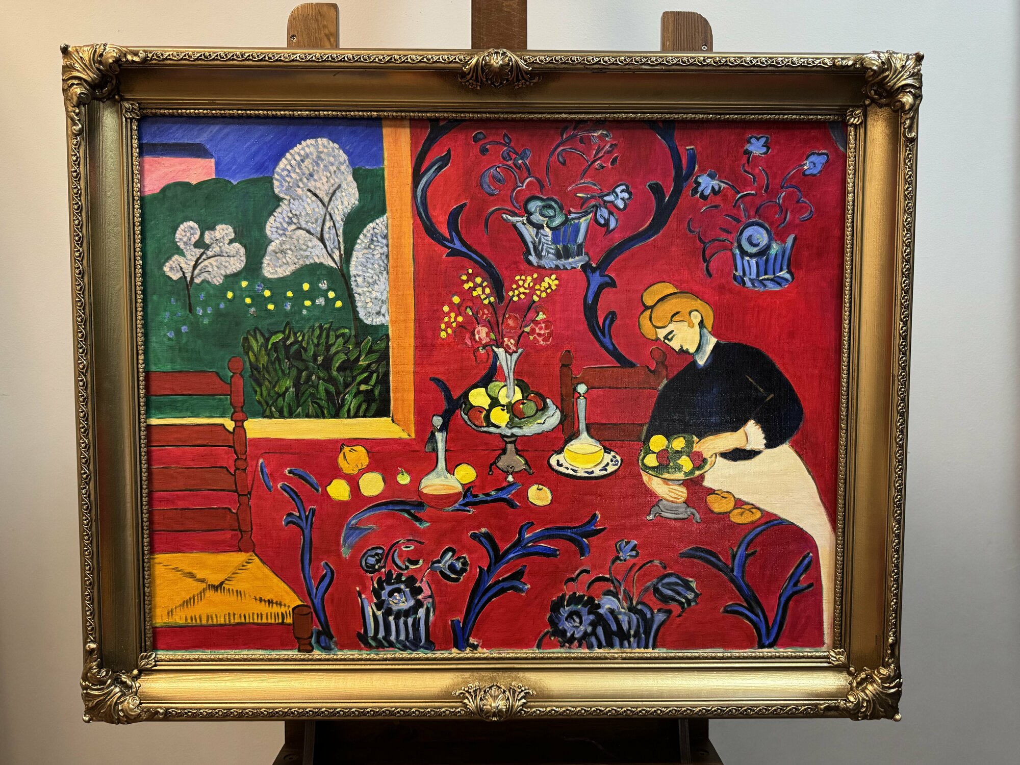 Анри Матисс "Красная комната (Гармония в красном)" 70х90 см