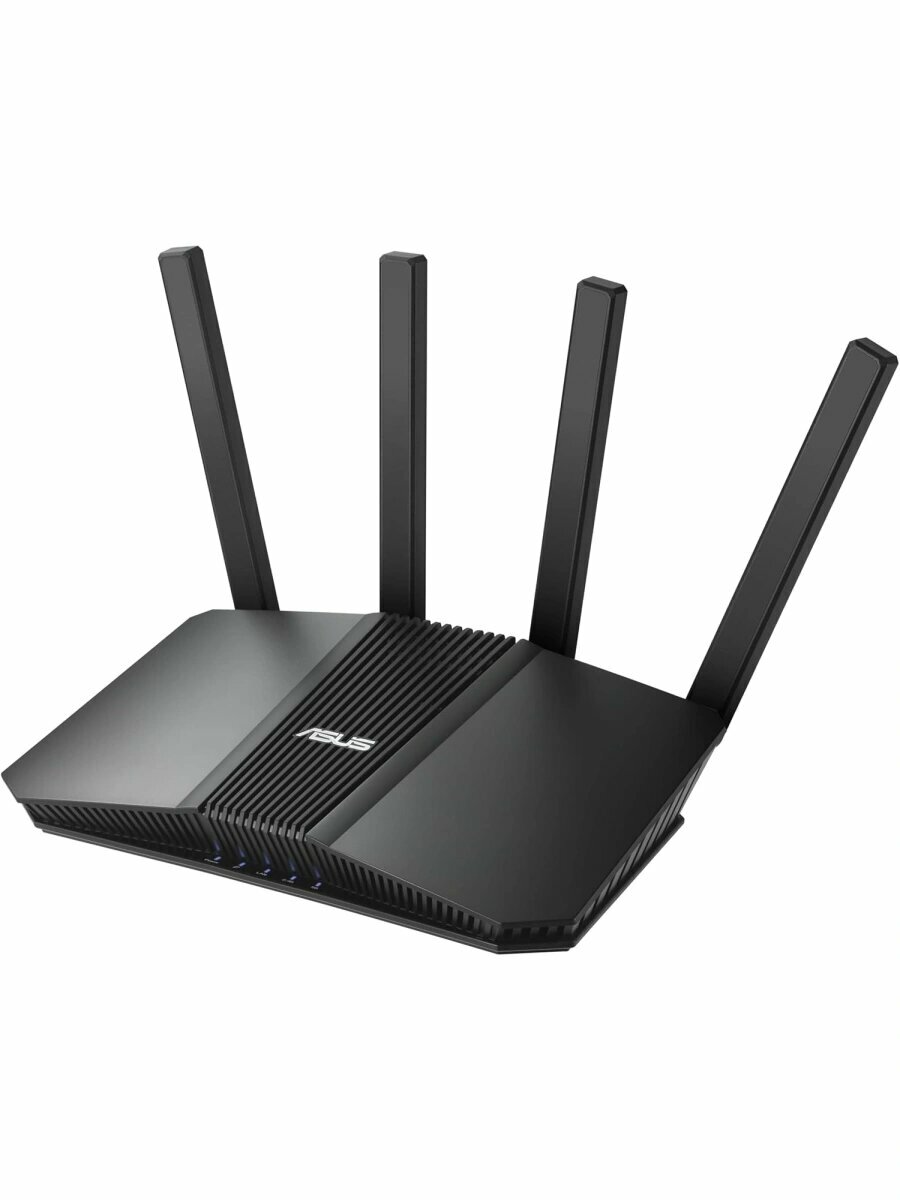 Wi-Fi роутер ASUS RT-BE82U, Wi-Fi 7, BE6500, 2.4/5ГГц, 4 LAN, черный