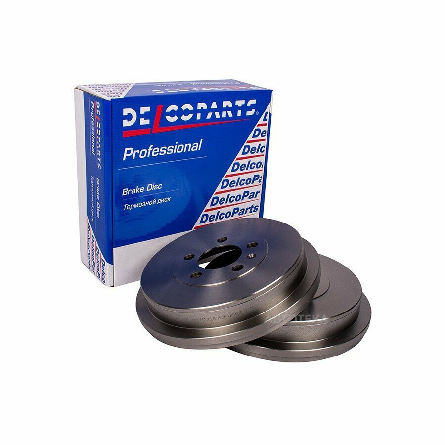 Барабан тормозной DELCOPARTS 19374507 VW POLO Skoda RAPID