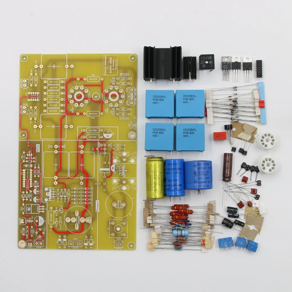 Стереопредусилитель SENGTERBELLE PV12, DIY Kit
