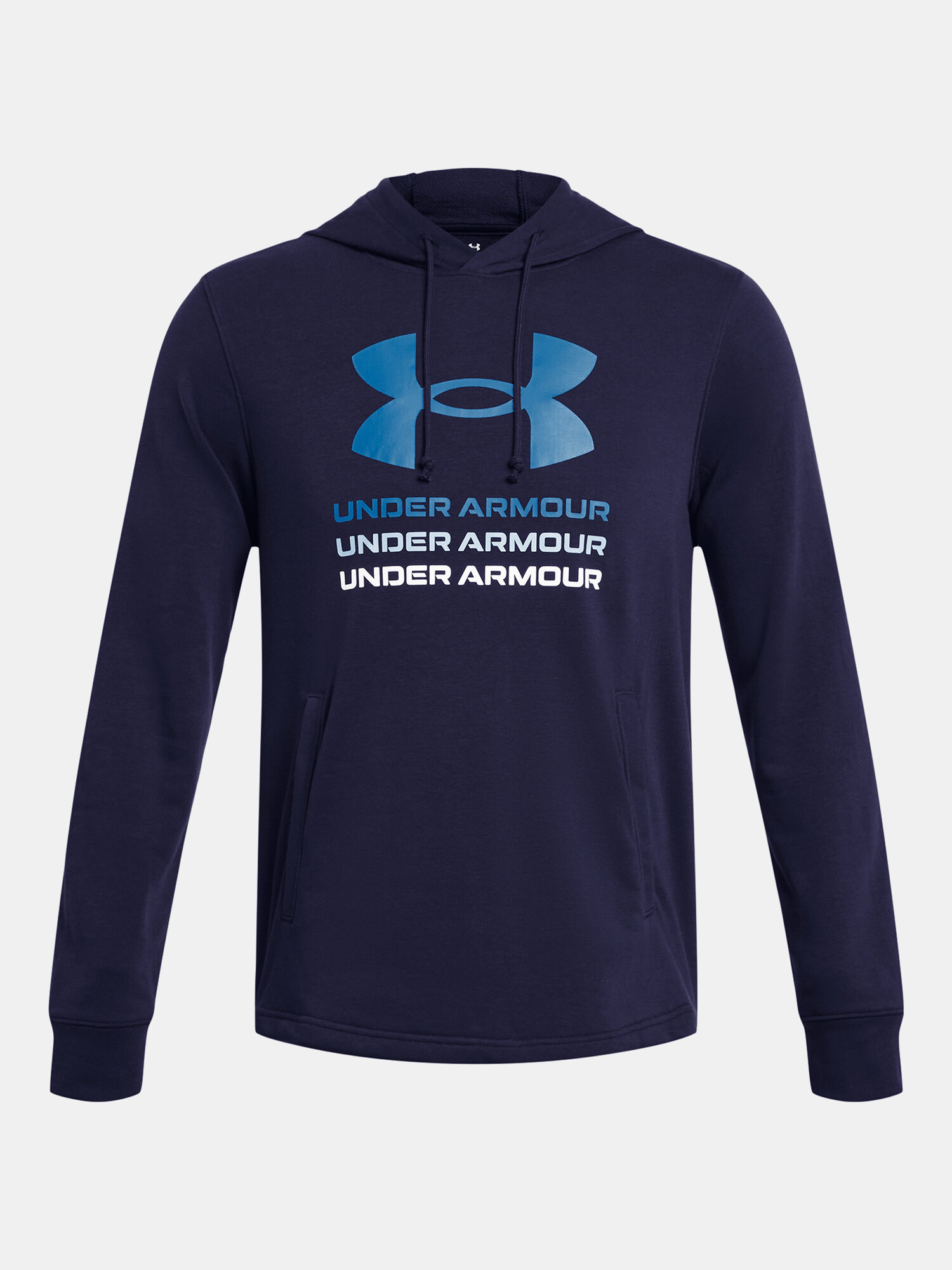 Худи Under Armour Rival Terry, размер XS, , темно-синий — фото 1