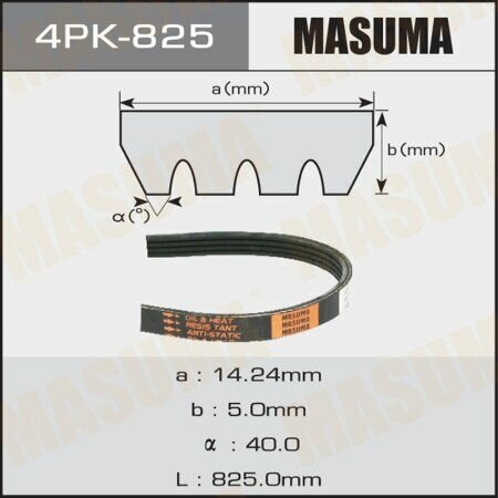 4PK-825 Ремень поликлиновой MASUMA