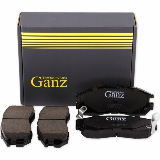 Колодки тормозные передние Ganz для MITSUBISHI Lancer 9 /Galant 6, 4 шт