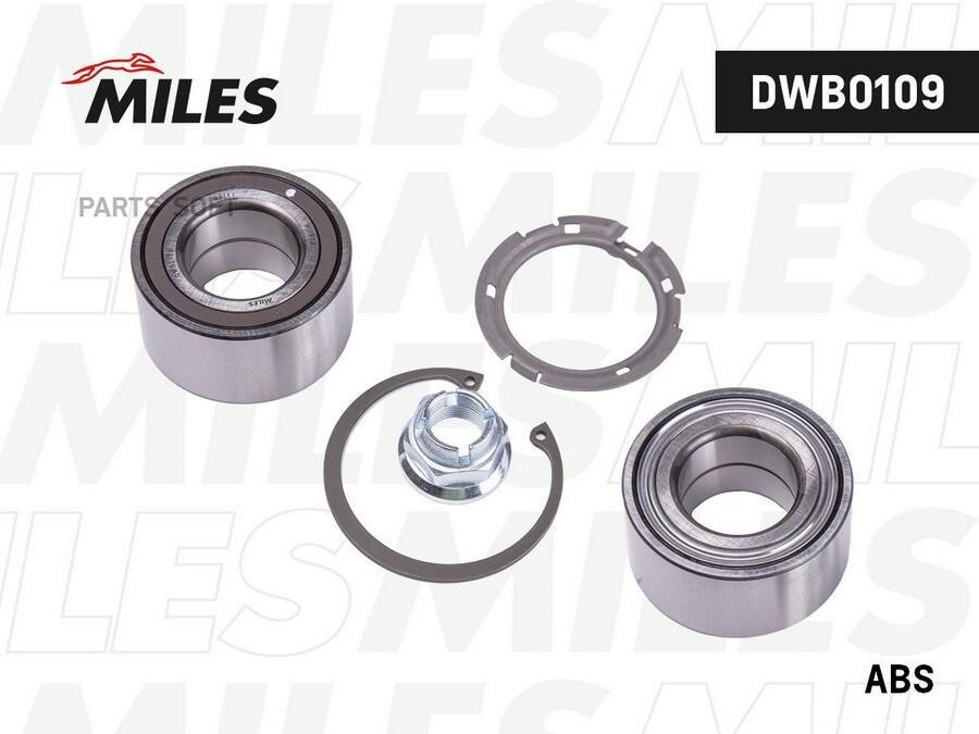 DWB0109 MILES Подшипник ступ. RENAULT LOGAN I 04-07 пер. +ABS