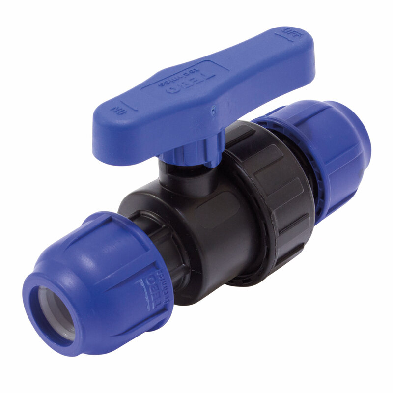 Кран шаровой ПНД разъемный 25 x 25 (6)