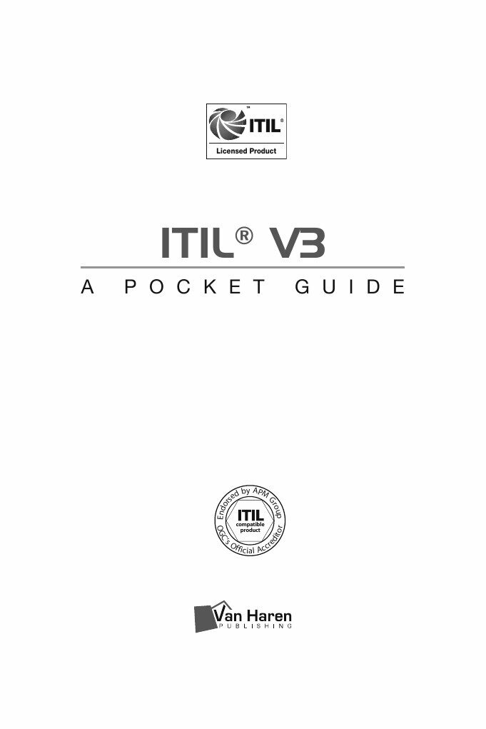 ITIL. V3 - A Pocket Guide — фото 1