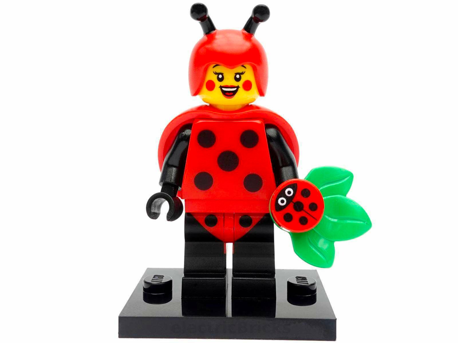 Минифигурка Lego col21-4 Ladybug Girl, Series 21 (Complete Set with Stand and Accessories)