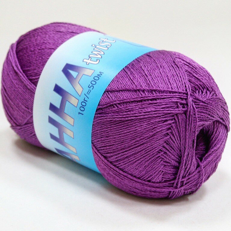 Пряжа Seam ANNA TWIST 327 лиловый (5 мотков)