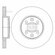 SANGSIN BRAKE SD3067 Диск тормозной передний