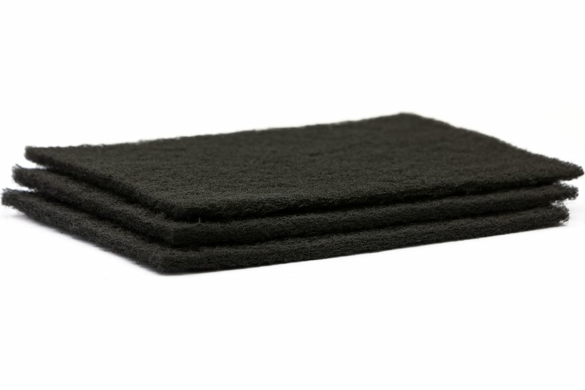 TOTFLEX Лист нетканый шлифовальный 100x200мм ultra fine (p1000), 3 шт 4631170352406