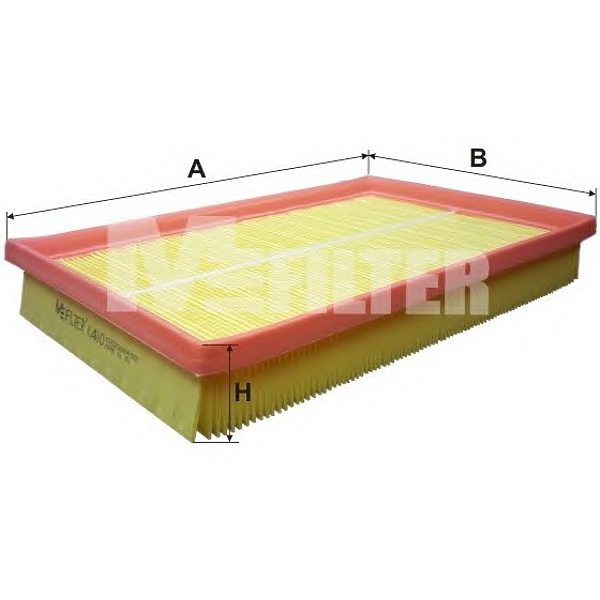 MFILTER K 410 (036129620D / 036129620D036198620 / 036198620) фильтр воздушный\ VW Golf (Гольф) / Bora (Бора) / polo, seat, Skoda