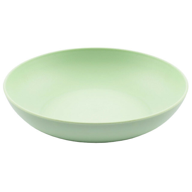 Тарелка глубокая пластиковая 18,5 см - удобна для супа и гарниров, практична и долговечна