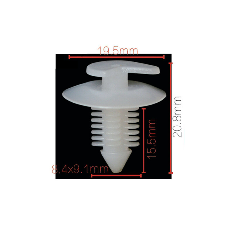 Клипса Nord YADA AUDI, RENAULT, VW / Ауди, Рено, Вольсваген обшивки двери, 10 шт