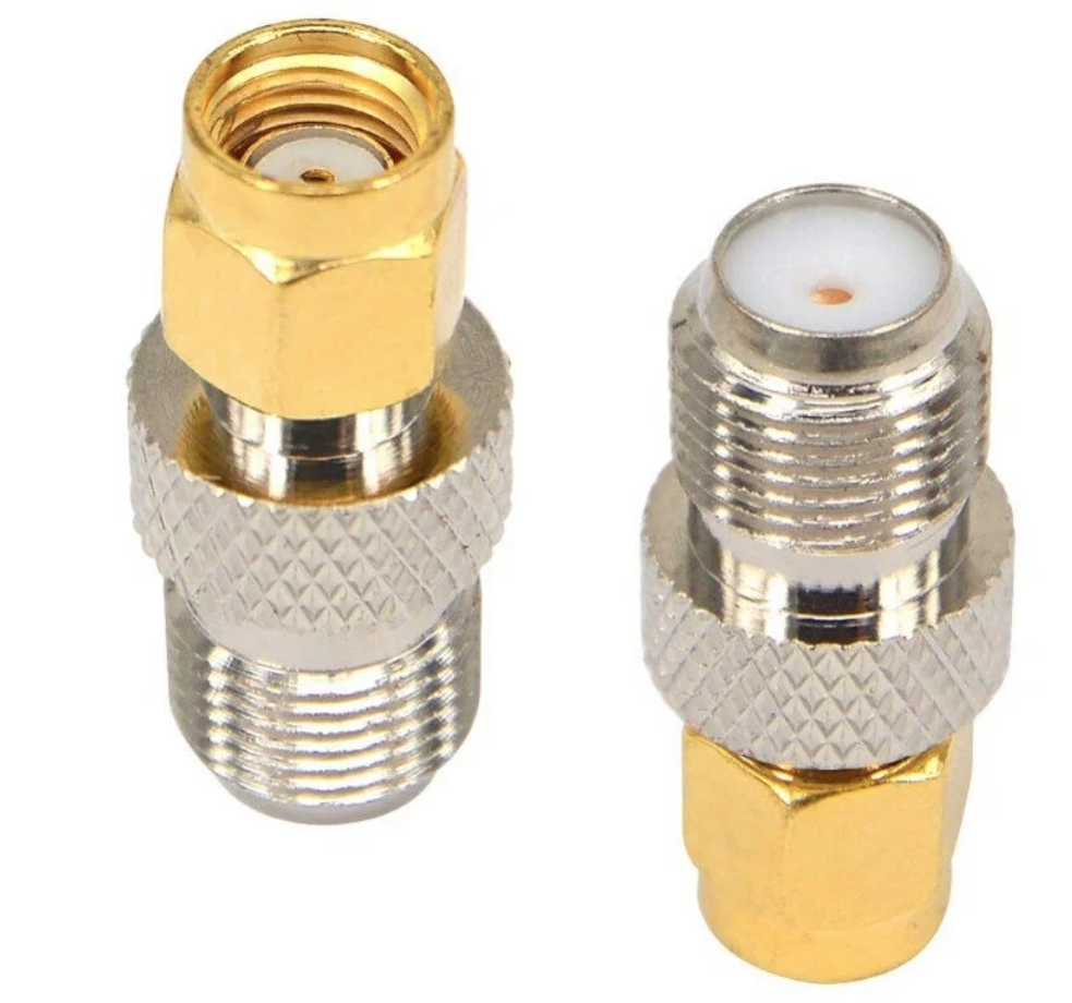 Реверсивный переходник RP-SMA male (папа)-F female (мама),2 шт.